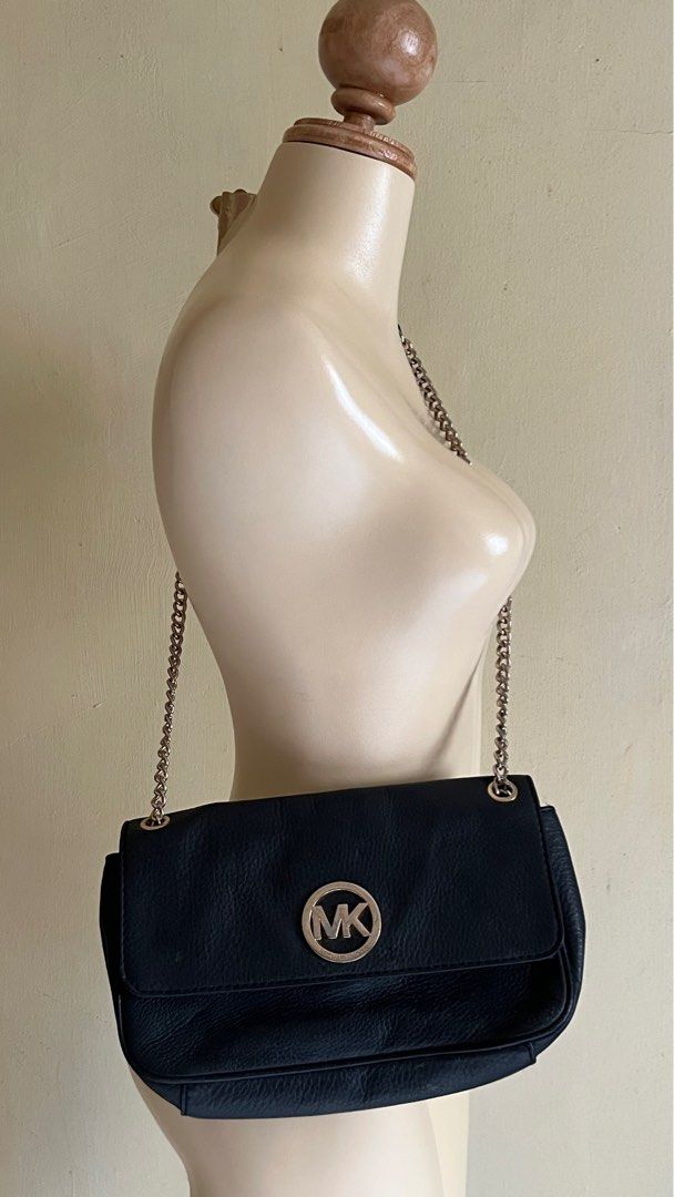 MK Pebble leather sling bag, Women's Fashion, Bags & Wallets, Shoulder ...