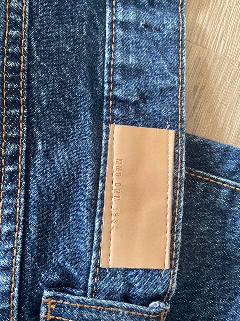MNG / Mango Wide Leg denim pants Nora on Carousell