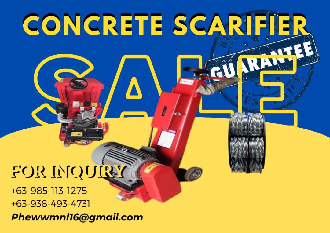Model-250 /concrete scarifier, Commercial & Industrial, Construction ...