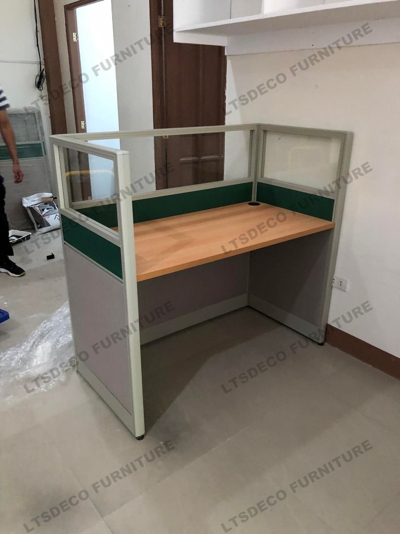 MODULAR TABLE OFFICE PARTITION///WORKSTATION CUBICLE OFFICE FURNITURE ...