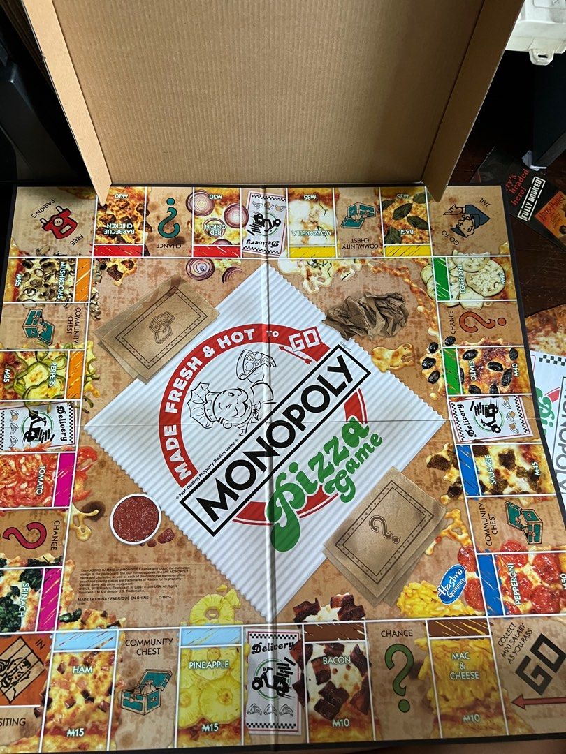 Monopoly: Pizza Game, Hobbies & Toys, Toys & Games on Carousell
