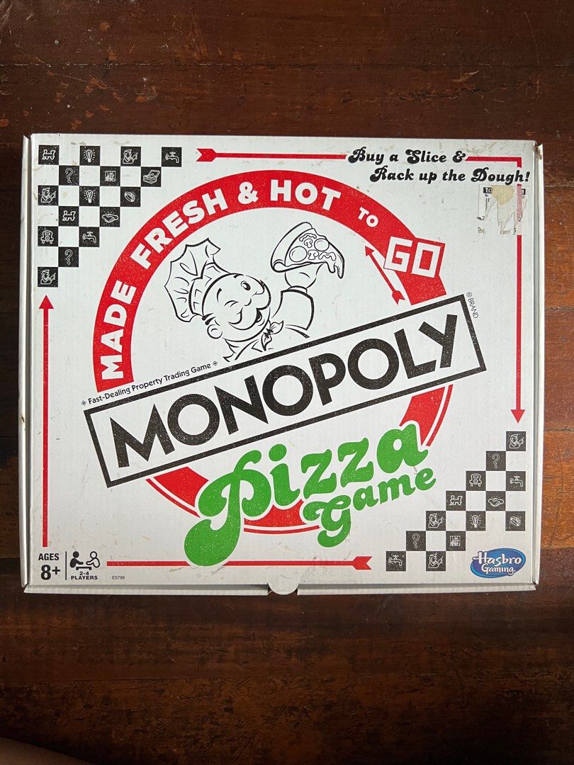 Monopoly: Pizza Game, Hobbies & Toys, Toys & Games on Carousell