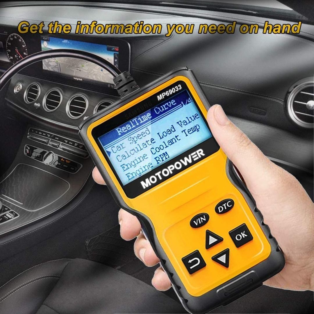 MOTOPOWER MP69033 OBD2 Scanner Car Engine Fault Code Reader Engine ...