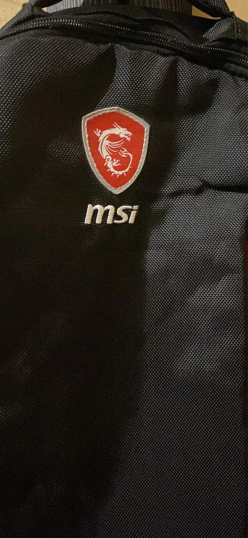 MSI gaming laptop bag on Carousell