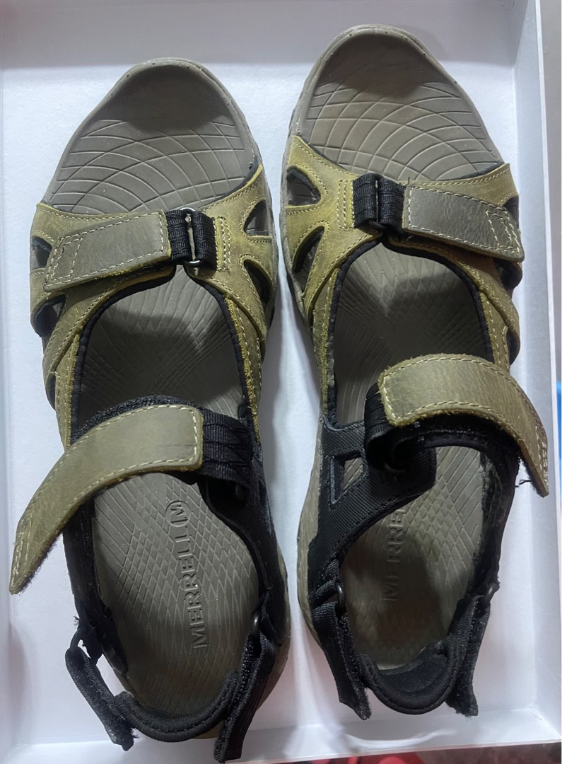 NEW AND NEVER BEEN USED ORIGINAL MERRELL VIBRAM SANDALS, Men's Fashion ...