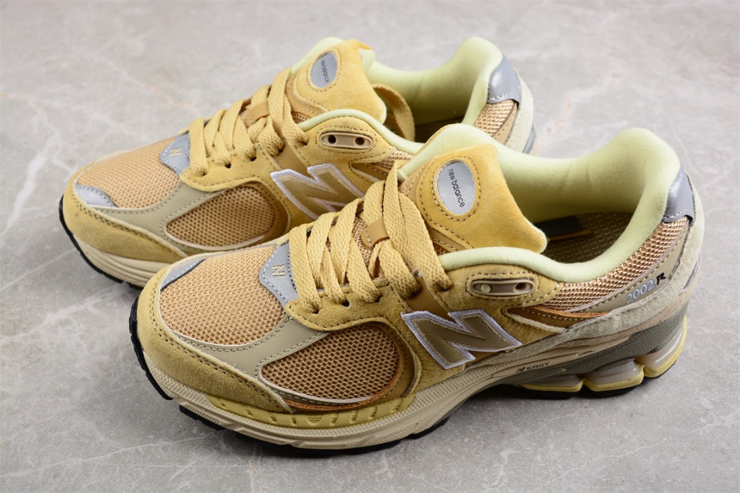 New Balance 2002R AURALEE Yellow Beige shoes Euro 36-45, Men's Fashion ...