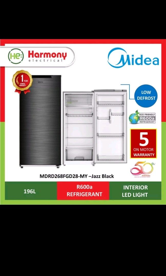 NEW IN BOX Midea Peti Sejuk Ais Fridge Refrigerator, TV & Home ...