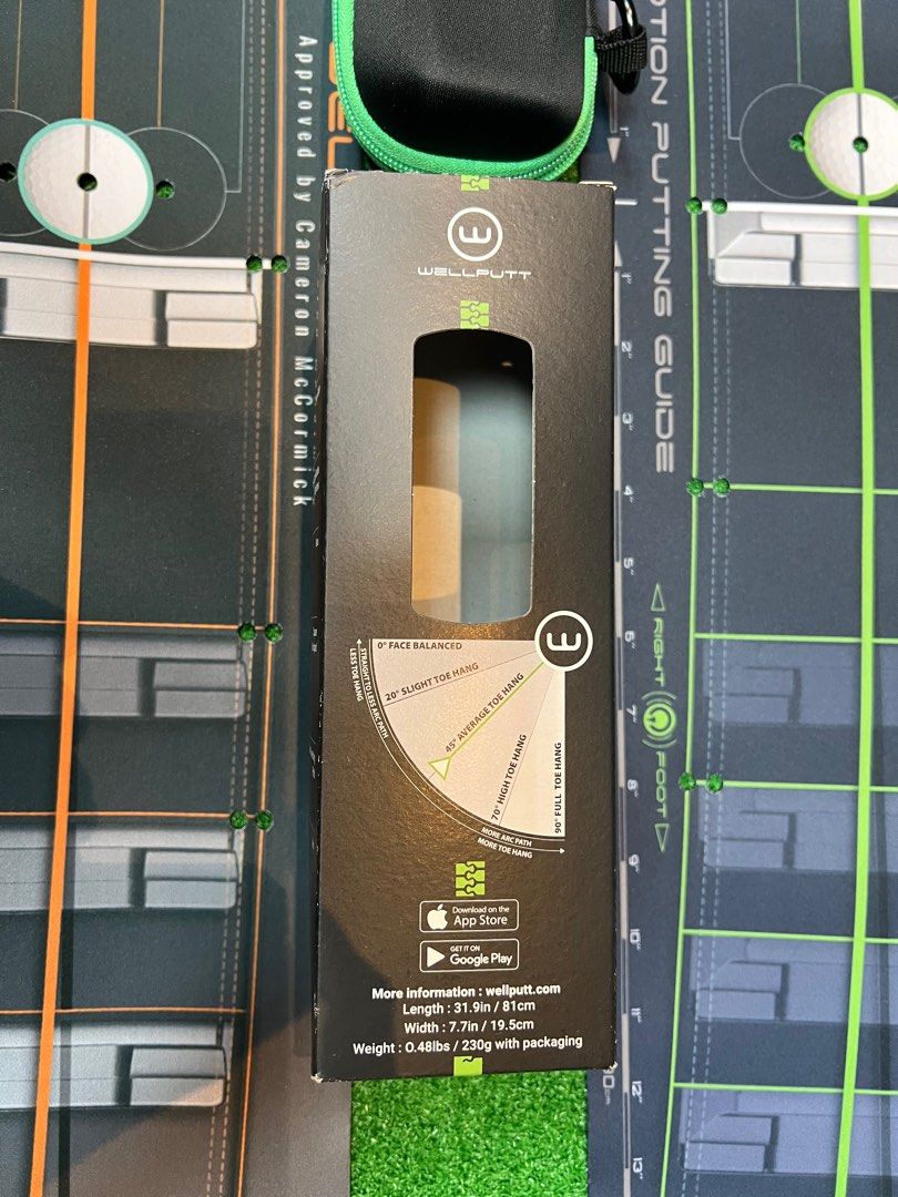 NEW WellPutt Wellstroke Mat (10ft/ 3M) + Box (LATEST MODEL) (Well Putt ...