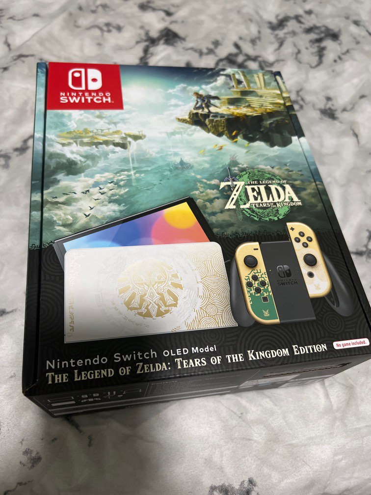 Nintendo switch OLED TOTK EDITION, Video Gaming, Video Game Consoles ...