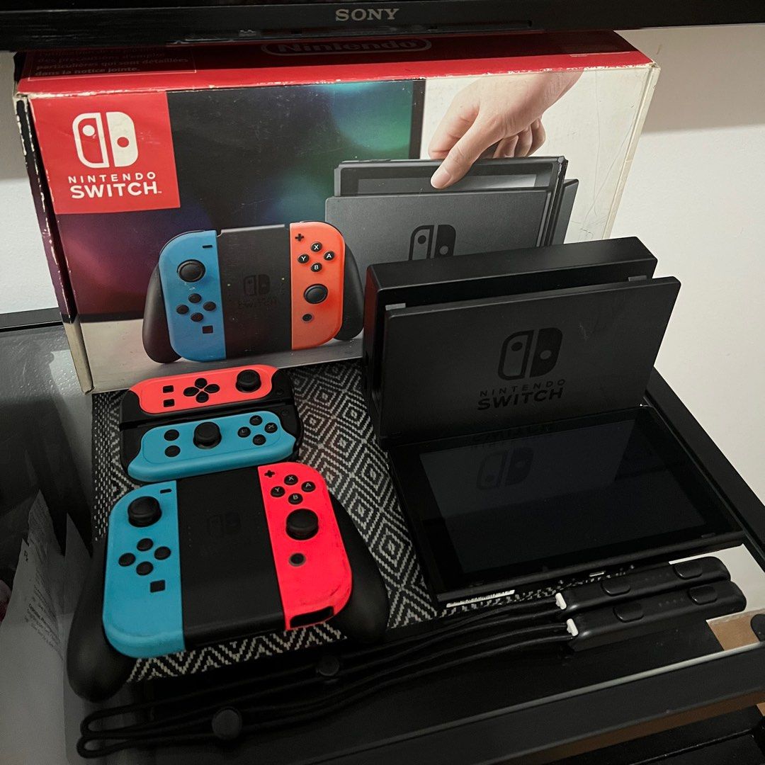 Nintendo Switch Version 2 / V2 (Jailbreak), Video Gaming, Video Game ...