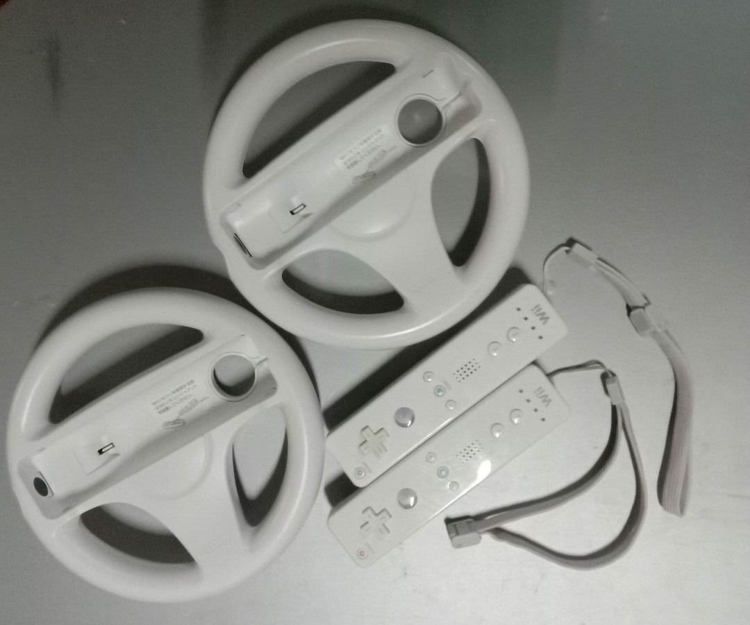 ,Nintendo wii mote+ wii wheel Bundle,, Video Gaming, Video Games ...