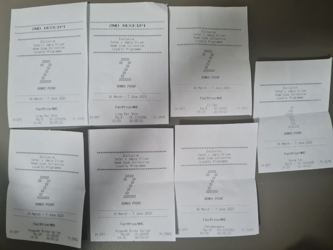 NTUC Bonus Points, Tickets & Vouchers, Store Credits on Carousell