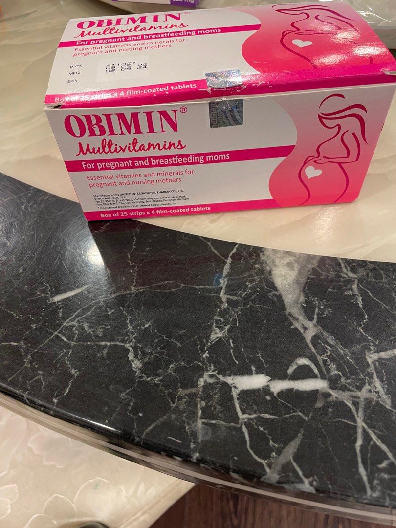 Obimin prenatal multivitamins (10 strips only!), Health & Nutrition ...