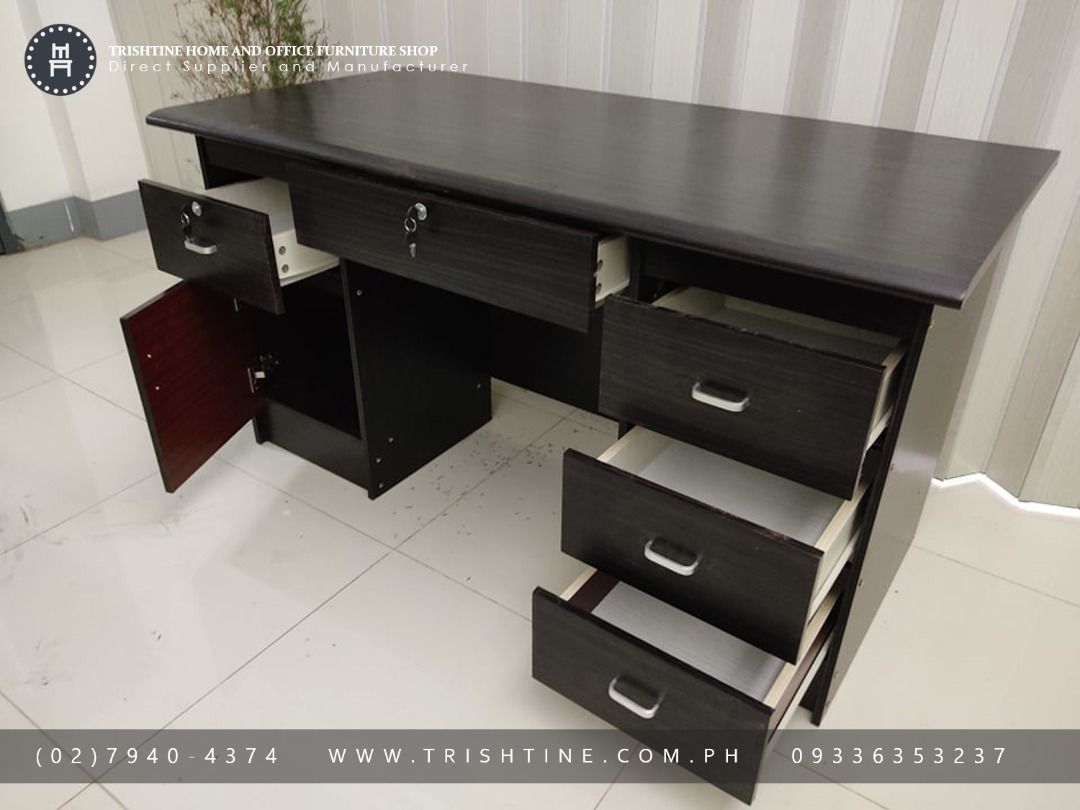 Office Table with Drawers and Cabinet on Carousell