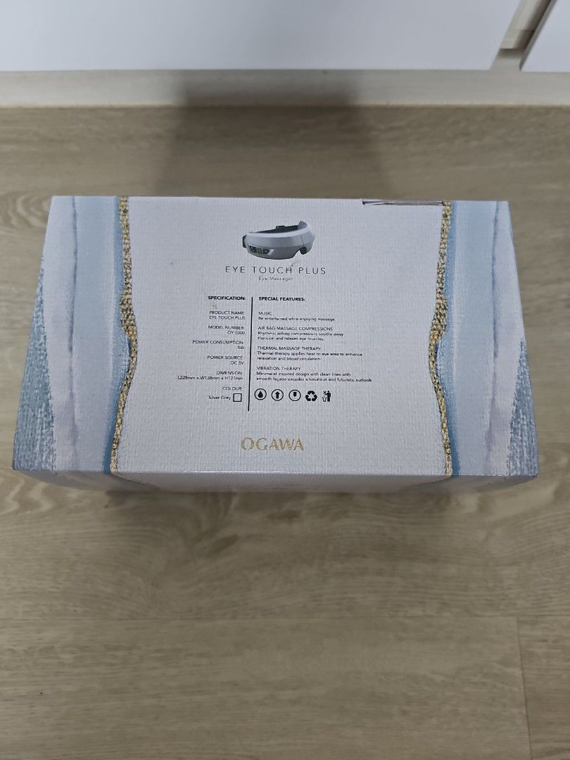 Ogawa Eye Touch Plus eye massager, Health & Nutrition, Massage Devices ...