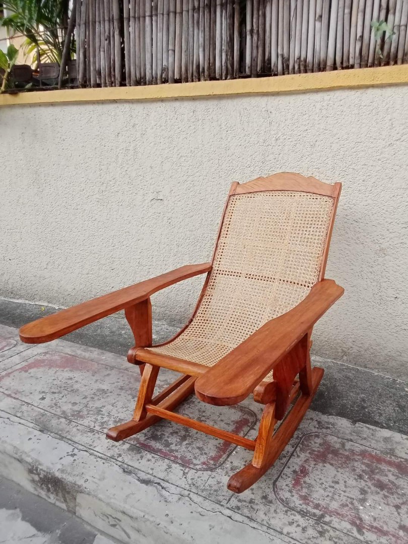 Old Narra Butaka Rocking Chair, Furniture & Home Living, Furniture ...