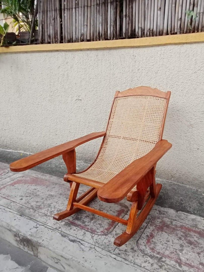 Old Narra Butaka Rocking Chair, Furniture & Home Living, Furniture ...