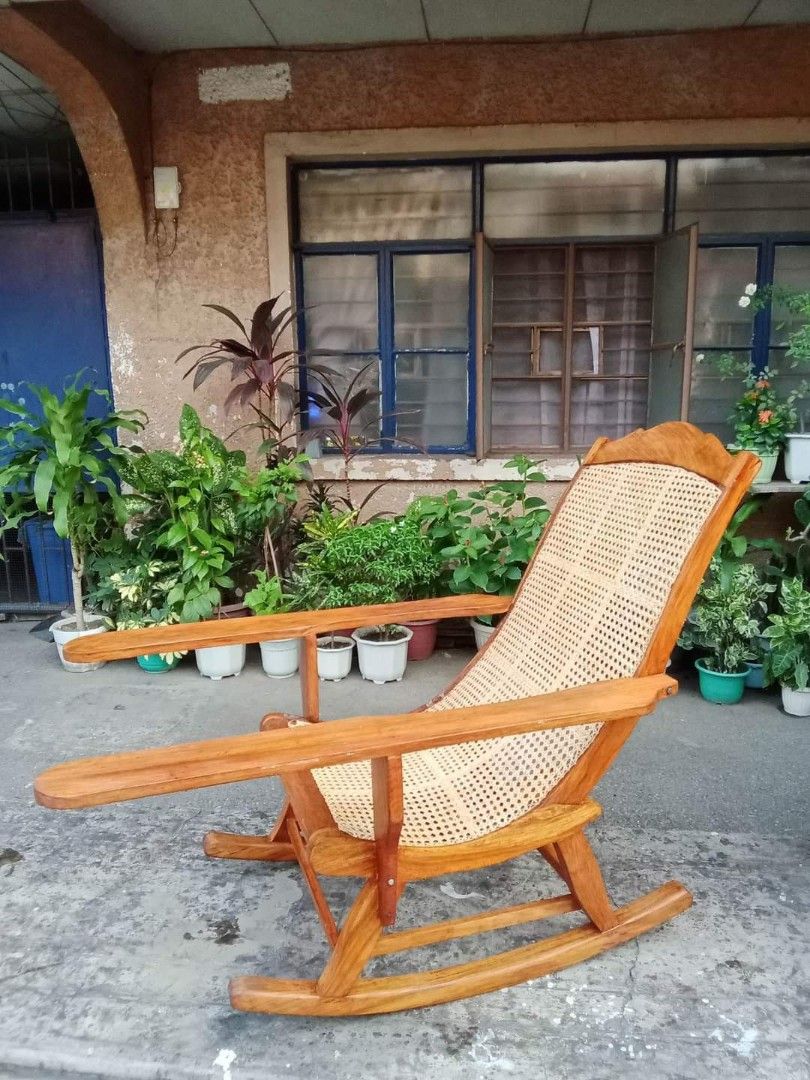 Old Narra Butaka Rocking Chair, Furniture & Home Living, Furniture ...