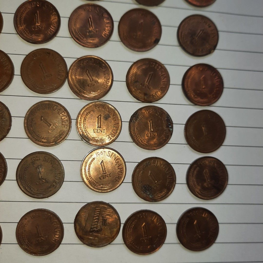 old Sge one cent coins, Hobbies & Toys, Memorabilia & Collectibles ...