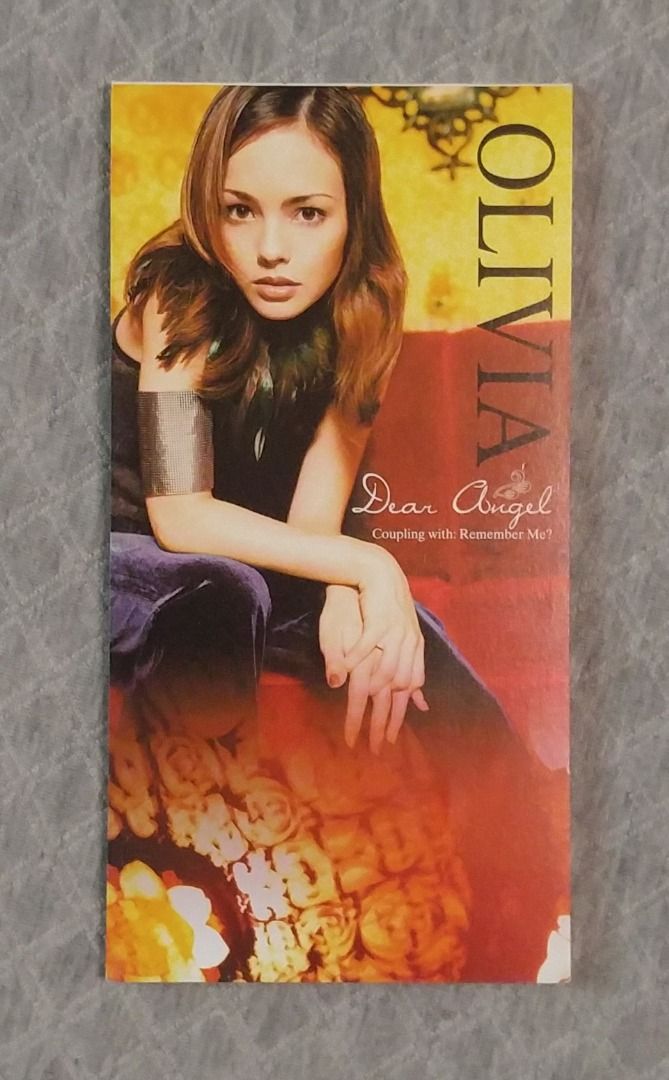 OLIVIA - Dear Angel 日版 二手單曲 CD, 書籍、休閒與玩具, 樂器、音樂相關, CD、DVD在旋轉拍賣