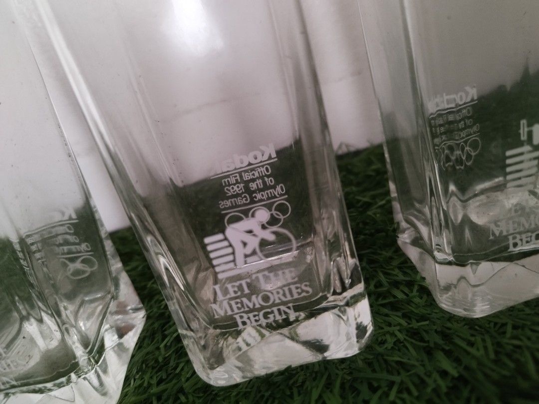 Olympics Glass Collection 1992 Rare, Hobbies & Toys, Memorabilia ...