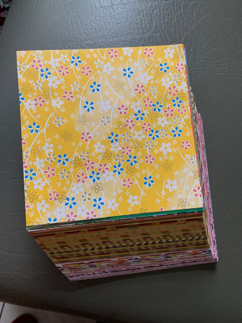 origami/scrapbook asstd papers, Hobbies & Toys, Stationary & Craft ...