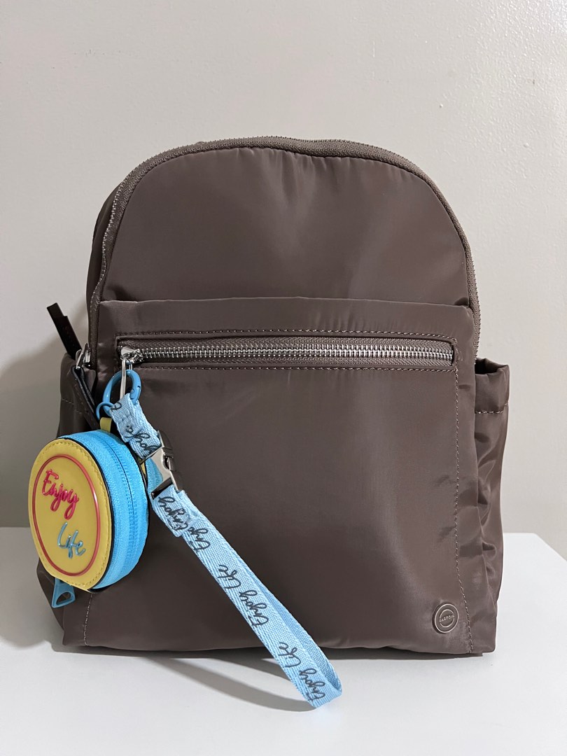 ORIGINAL: Parfois Nylon Backpack with Pendant on Carousell
