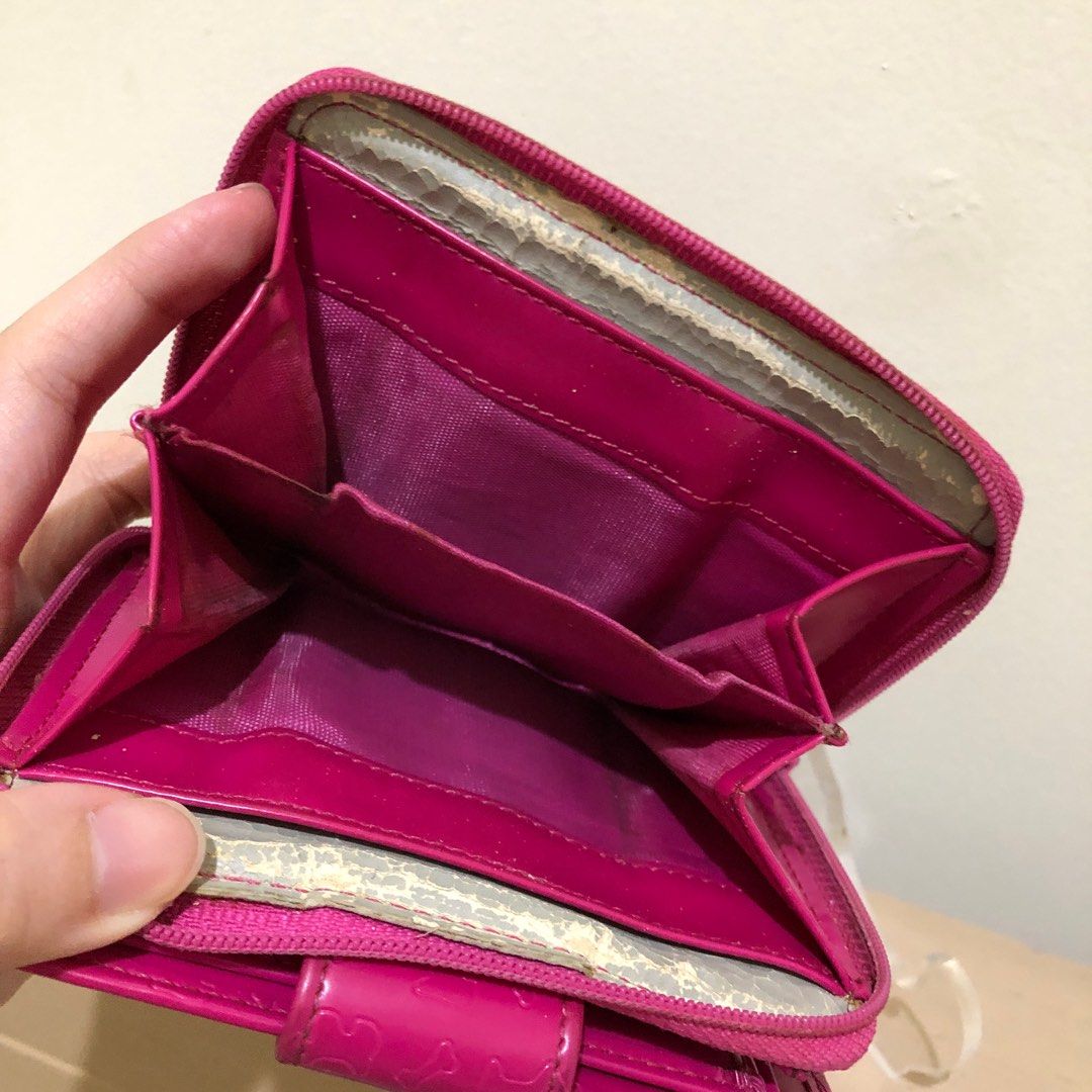 Original Sui Sui Pink Fold Wallet | Dompet Lipat Merah Muda, Barang ...
