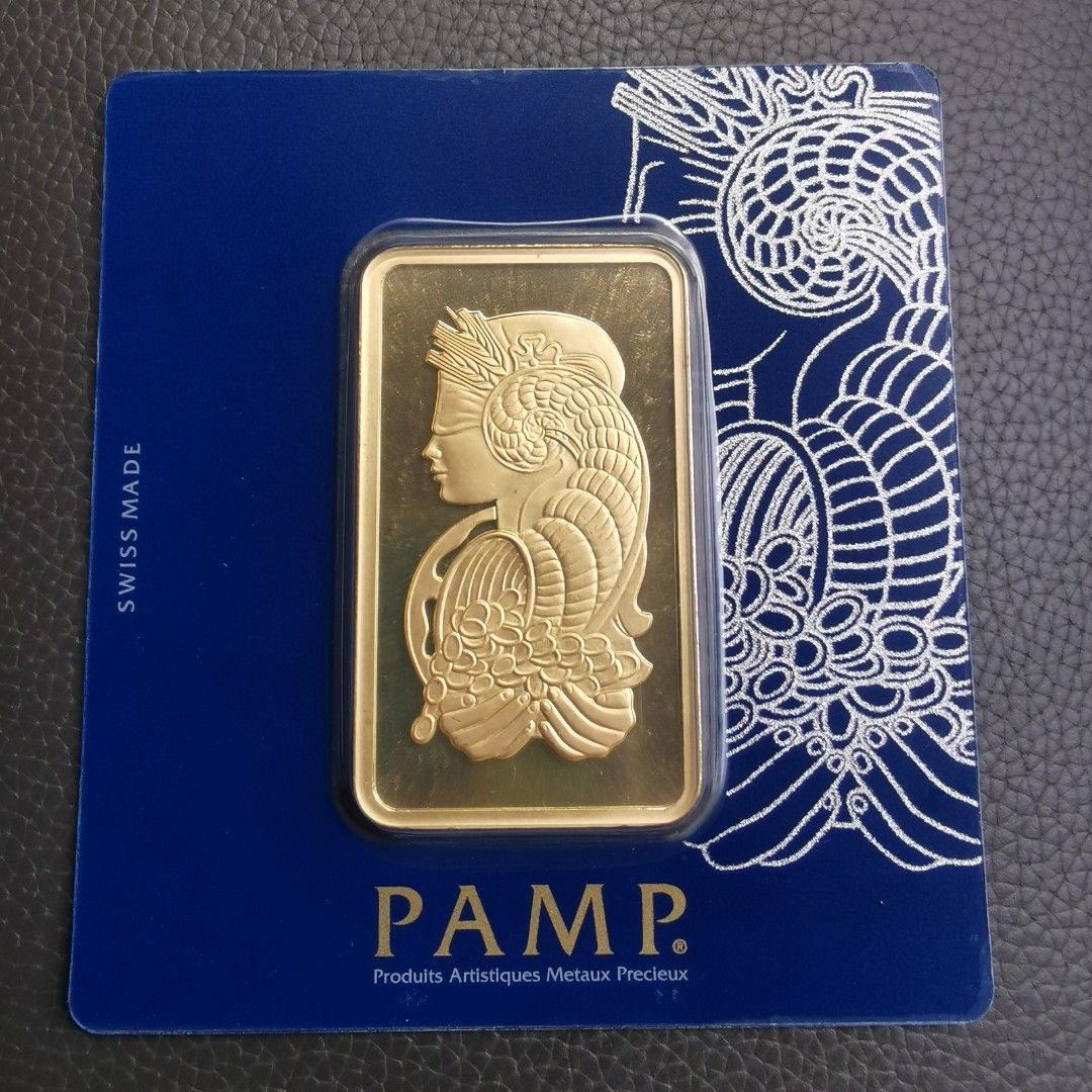 Pamp Suisse 100g 999.9 Gold Bar with Cert (1 pc), Men's Fashion ...