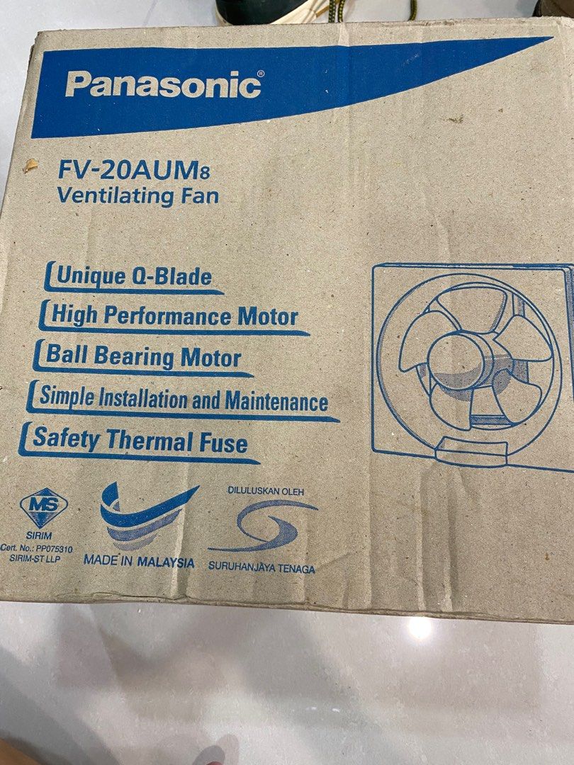 Panasonic ventilation fan FA-20AUM8, Furniture & Home Living, Bathroom & Kitchen Fixtures on ...