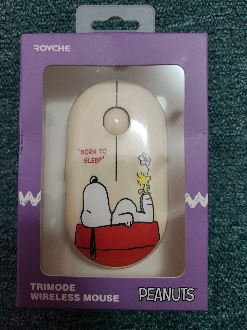 Peanuts x royce wireless mouse, Computers & Tech, Parts & Accessories ...