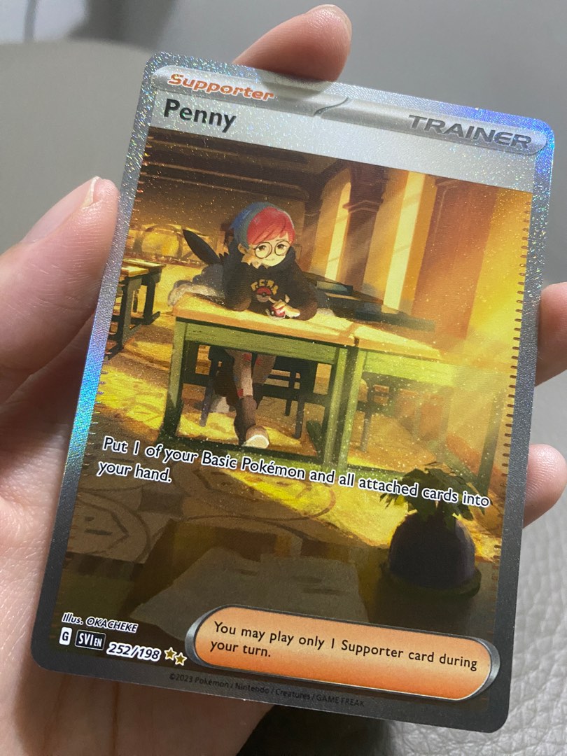 Penny trainer card SV01 (open to trade LO/FS), Hobbies & Toys, Toys ...