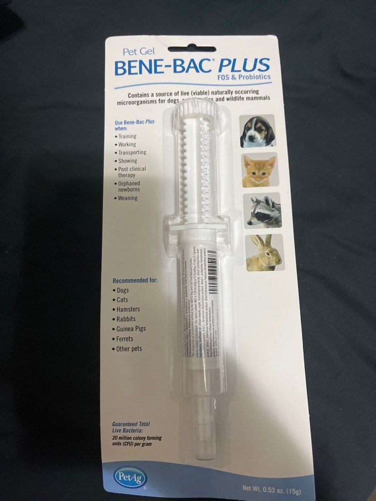 Pet gel bene-bac plus, Pet Supplies, Pet Food on Carousell