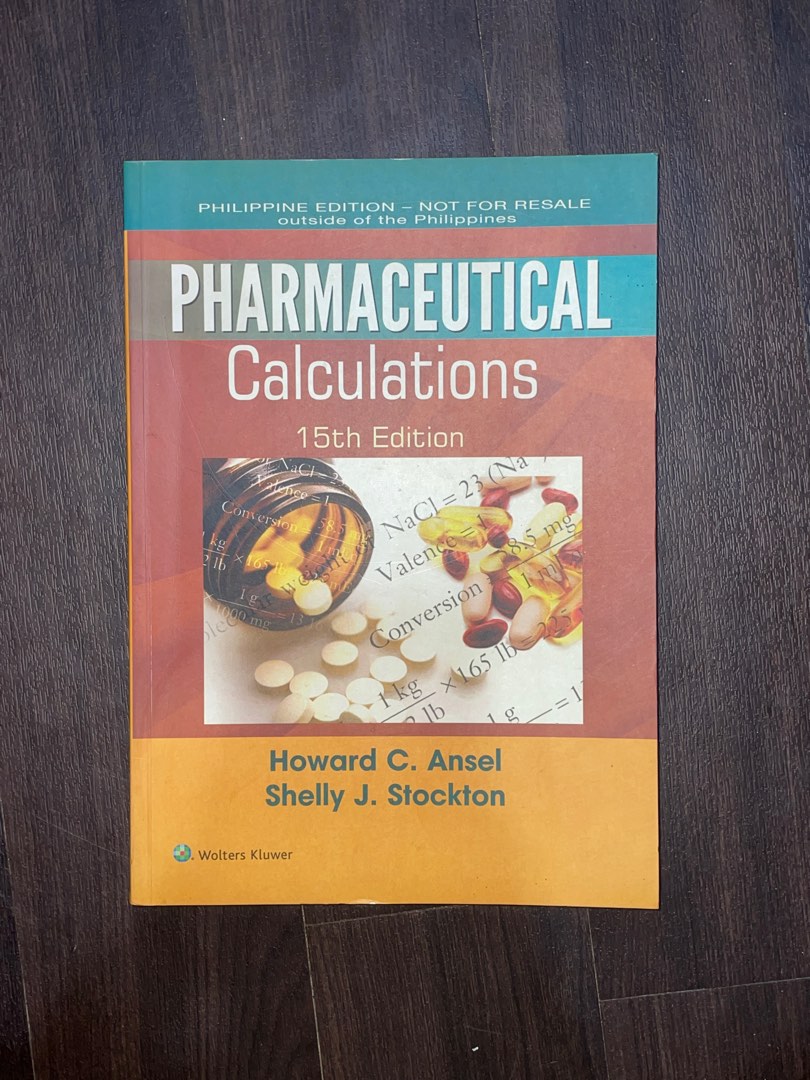 Pharmaceutical Calculations (15th Edition), Hobbies & Toys, Books ...