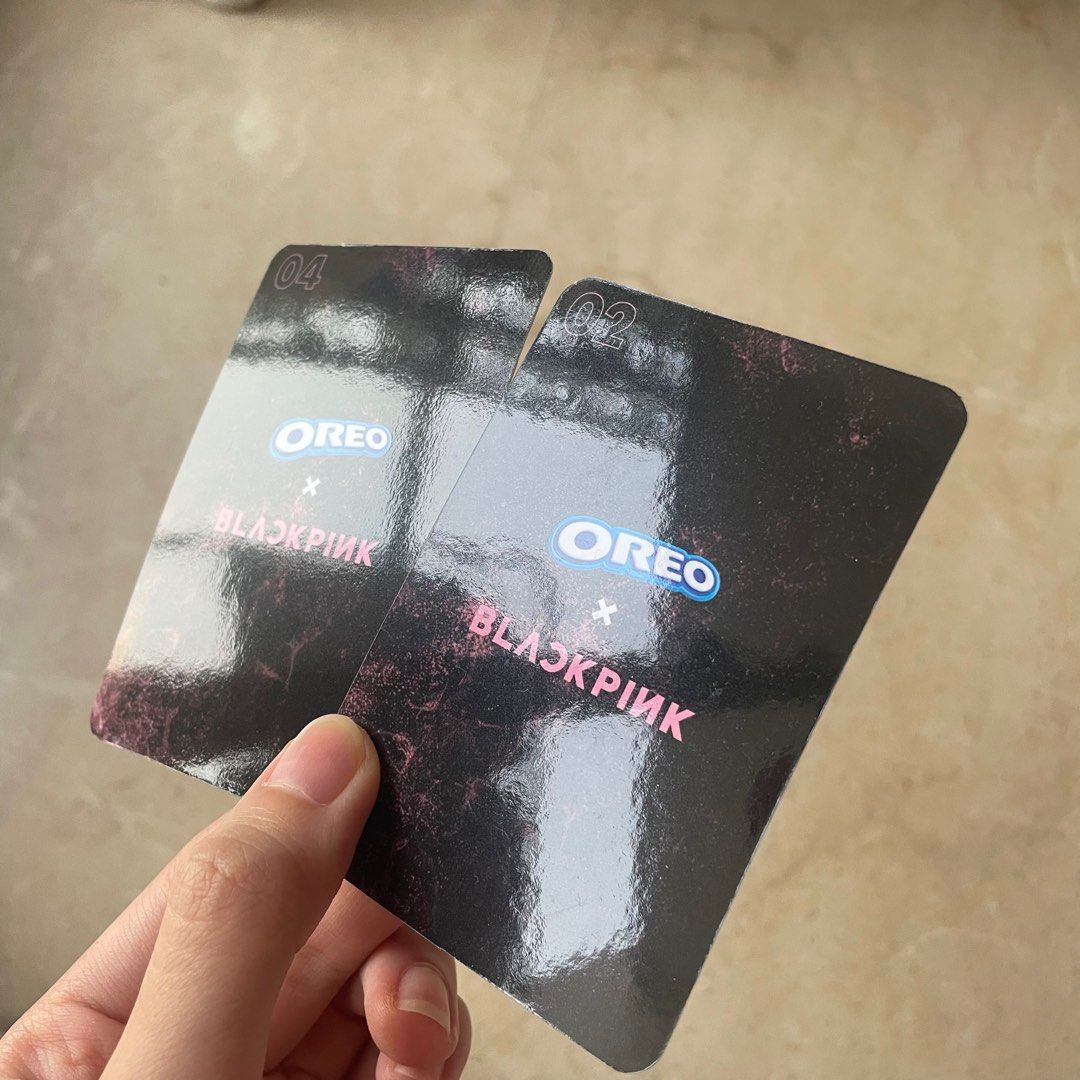 PHOTOCARD BLACKPINK X OREO JENNIE ROSE, K-Wave di Carousell