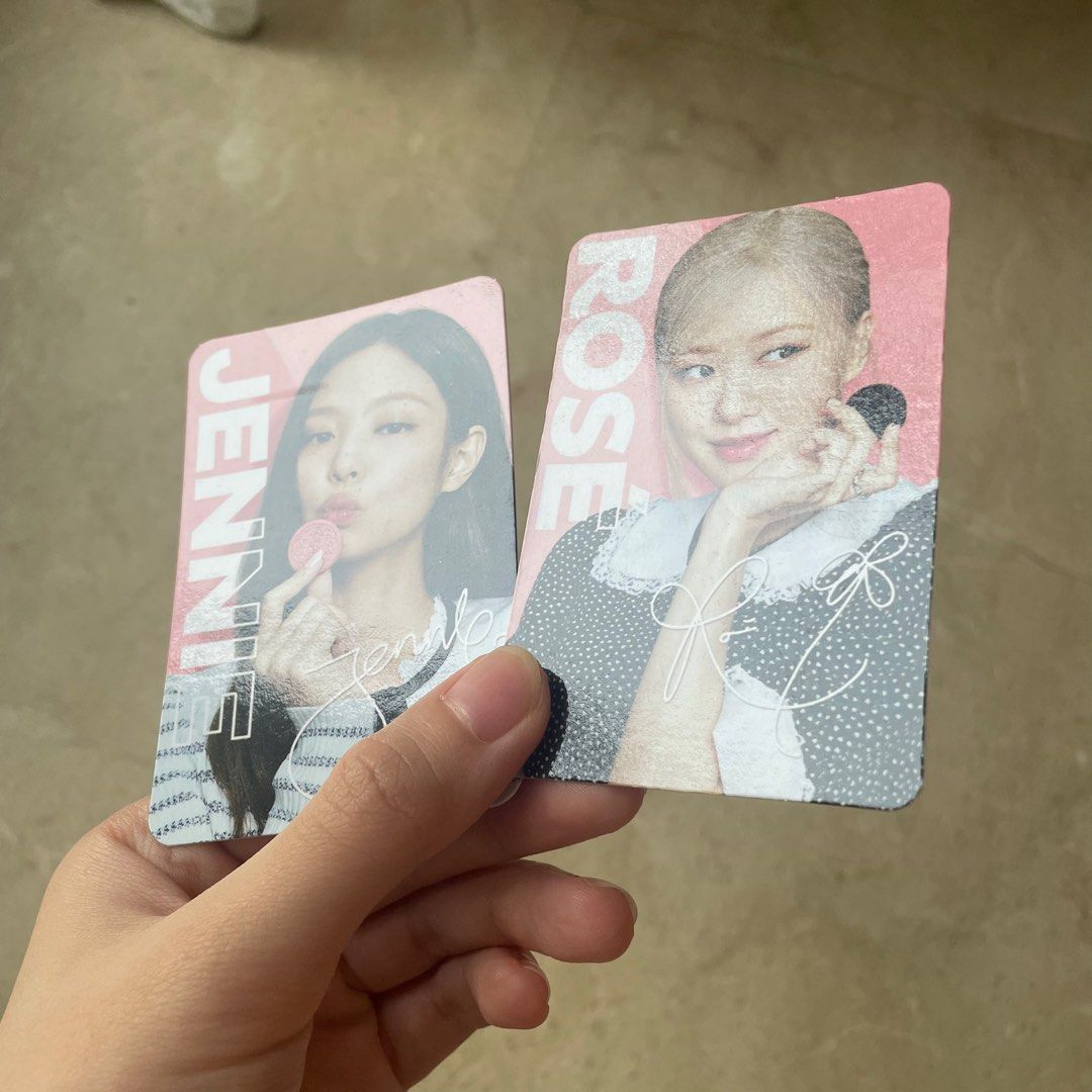 PHOTOCARD BLACKPINK X OREO JENNIE ROSE, K-Wave di Carousell