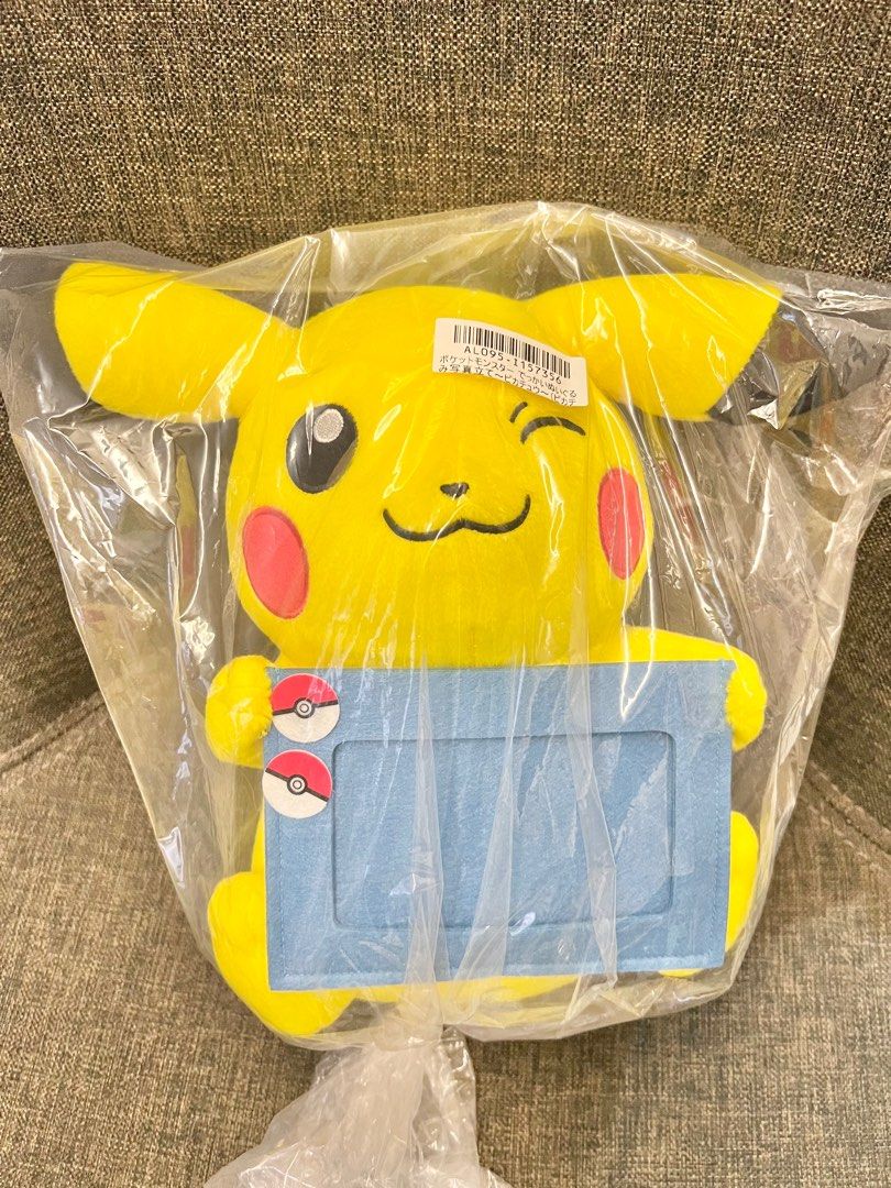 Pikachu photo frame plush, Hobbies & Toys, Toys & Games on Carousell