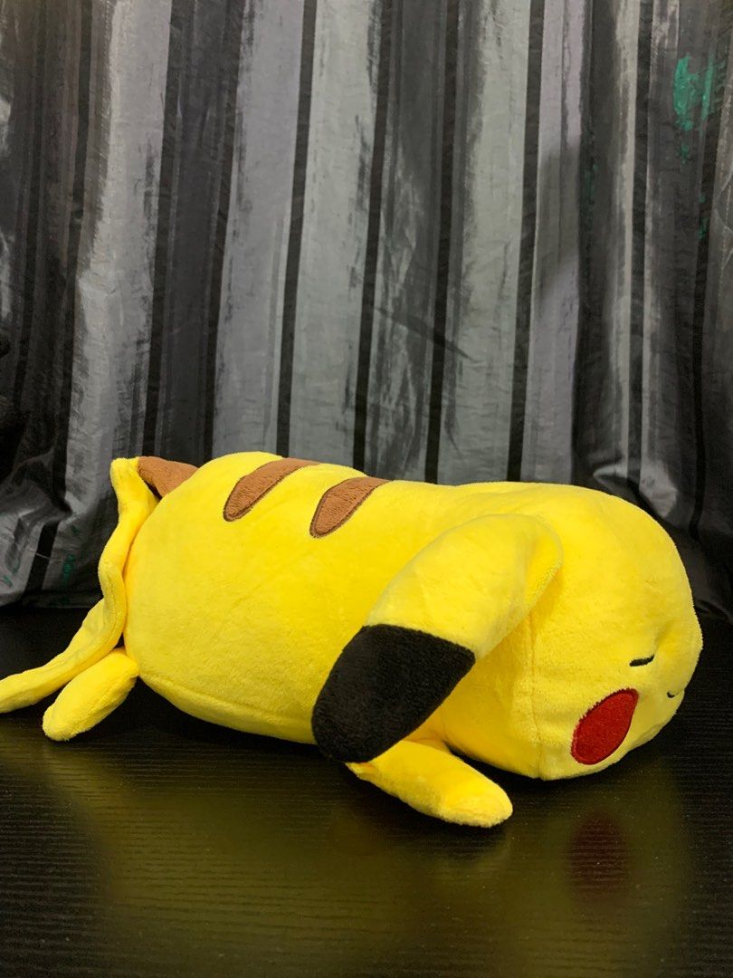 Pikachu Sleeping Pokemon Plush, Hobbies & Toys, Toys & Games on Carousell