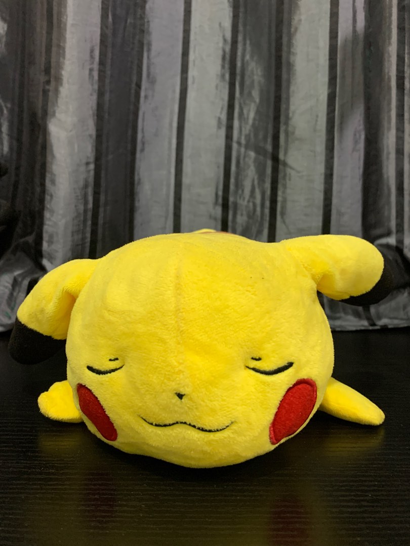 Pikachu Sleeping Pokemon Plush, Hobbies & Toys, Toys & Games on Carousell