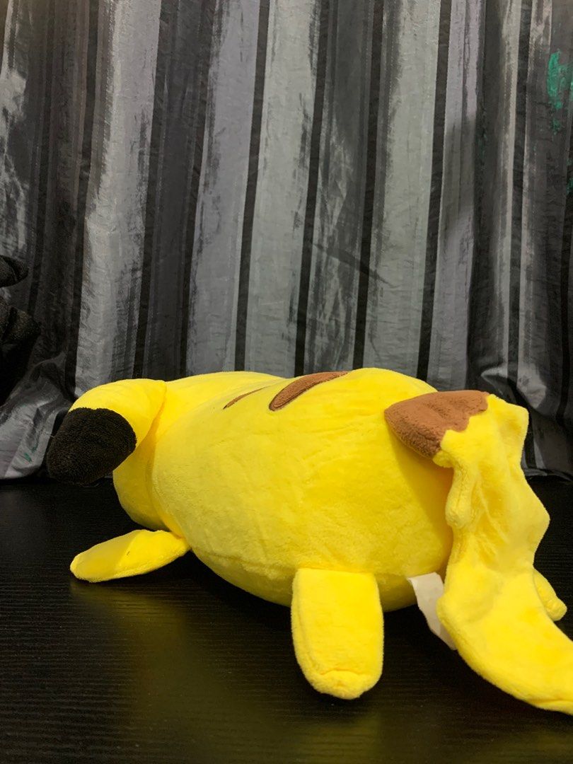 Pikachu Sleeping Pokemon Plush, Hobbies & Toys, Toys & Games on Carousell