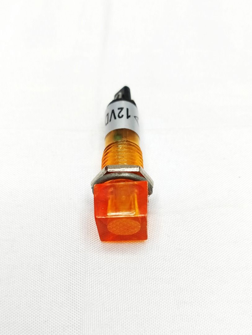 PILOT BULB 12V SQUARE HEAD 10mm 2-PIN (1-PC per ORDER), SIGNAL ...