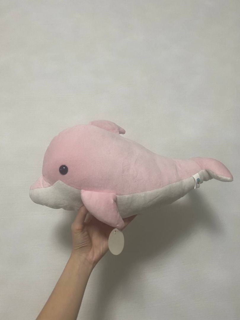 Pink Dolphin Plush (Underwater World SG), Hobbies & Toys, Toys & Games ...