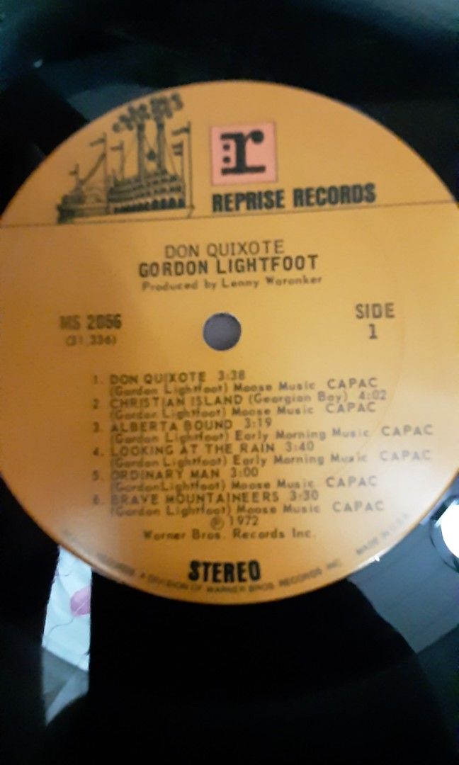 Plaka/ vinyl record.GORDON LIGHTFOOT, Hobbies & Toys, Music & Media ...