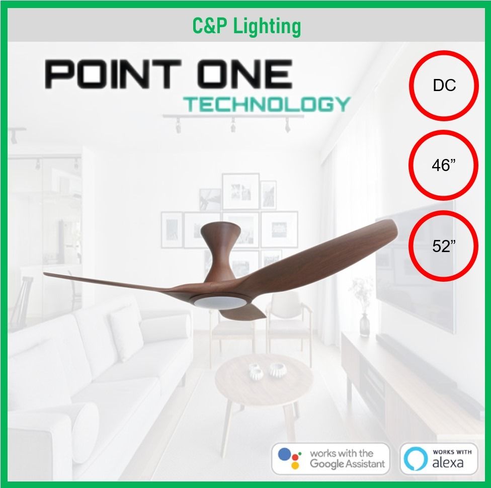 PO Eco Fan Cyclone Vspec-II Smart Wifi Enabled 46" / 52" Ceiling Fan ...