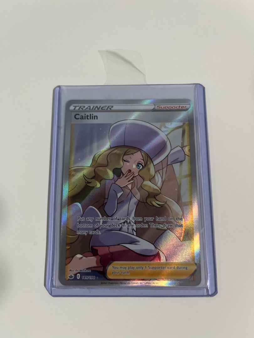 Pokemon Chill Reign Caitlin Full Art Hobbies Toys Toys Games On Carousell