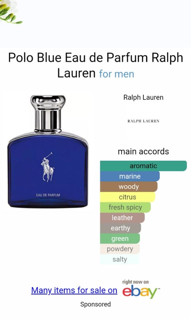 Polo Blue EDP 100ml by RALPH LAUREN Original Tester Eropa (NEW NON BOX ...