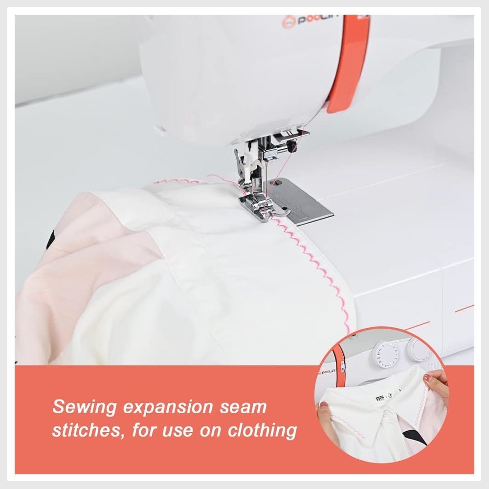 Poolin Sewing Machine for Beginners-friendly to Learn and Use Stabable ...