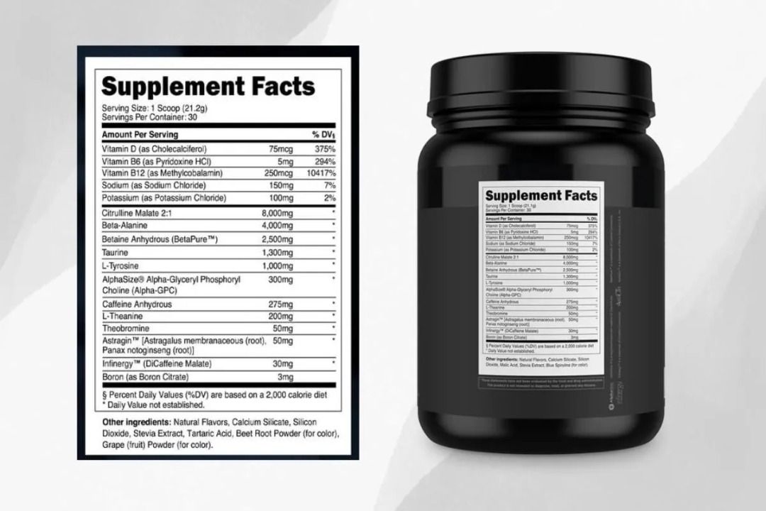 Pre Workout Transparent Labs Pre workout Bulk Black Multiple flavors ...