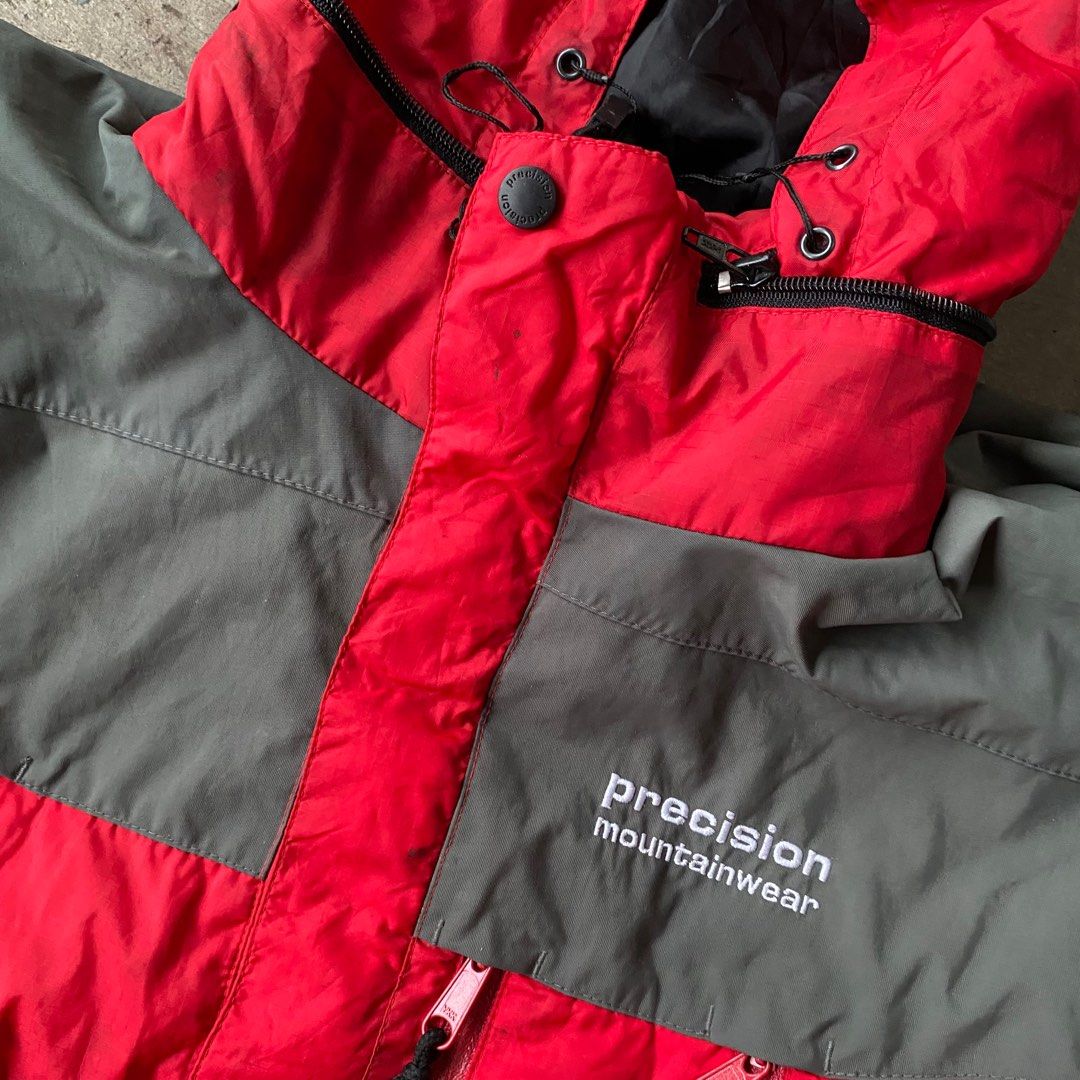 Precision Mountain Wear Red Gorpcore Outdoor Jacket on Carousell