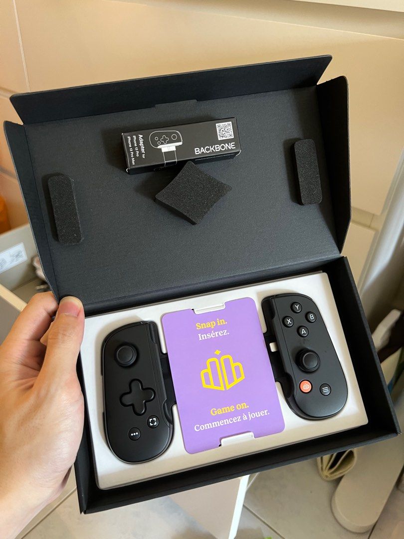 [preloved]BACKBONE controller adapter, Video Gaming, Gaming Accessories ...